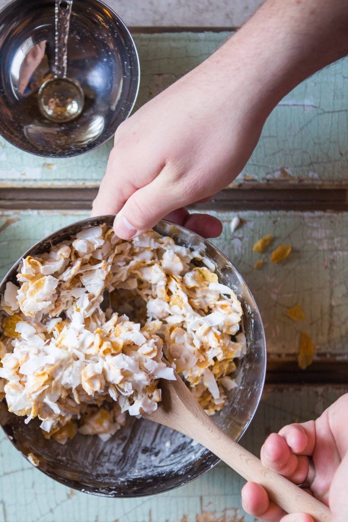 Coconut Corn Flake Kisses | Alysha Yoder Photography